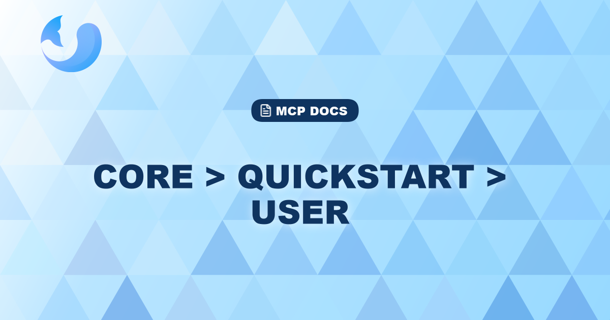 Core > Quickstart > User | Sealos Docs